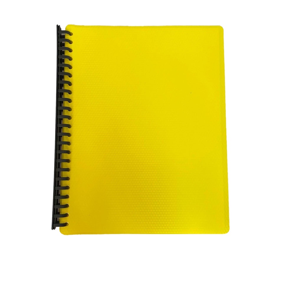 20-page clip hole file folder loose-leaf folder detachable transparent ...