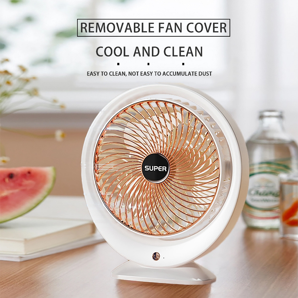 Portable Electric fan rechargeable firefly Desktop Fan adjustable mini ...