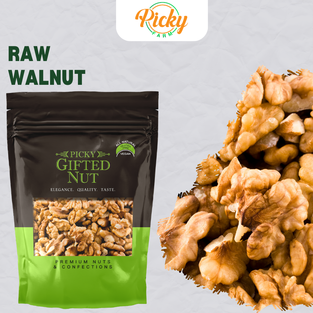 Picky Signature Walnuts (Unsalted) - Raw Walnuts | Shopee Philippines