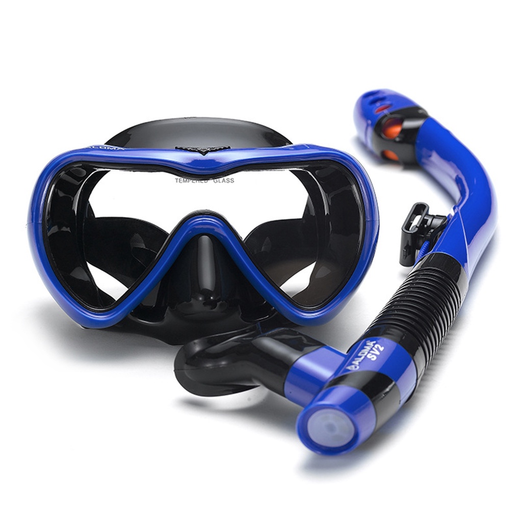 Snorkel Set Anti-fog Swimming Snorkeling Goggles Glasses with Dry ...
