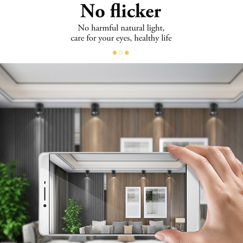 Foldable Downlight 3Colors Pin Light Ceiling Lamp Surface Mounted ...