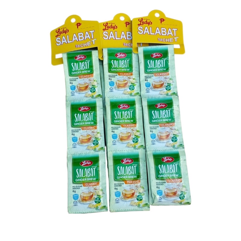 2 Packs Ludy's Ginger Brew Salabat 8grams 12 sachet | Shopee Philippines