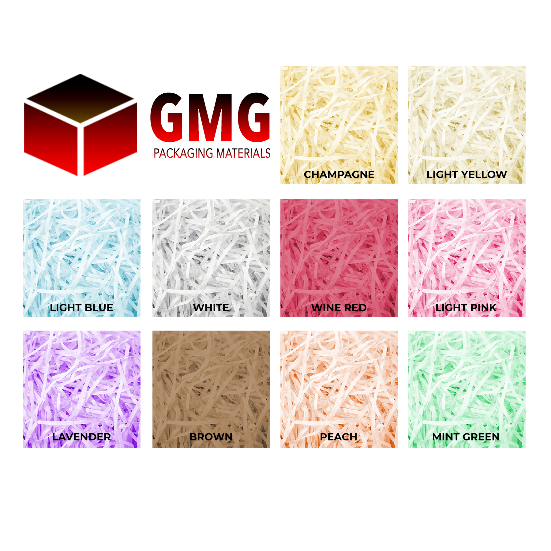 GMG Colorful Gift Box Shredded Paper Filler Decorative | Shopee Philippines