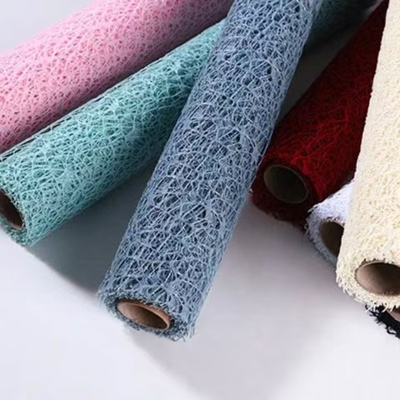 Floral Packaging Gauze Elegant Hollow Grid Design Mothers Day Bouquet ...