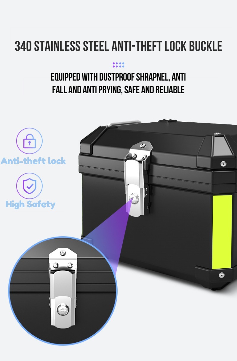Motorcycle Top Box Motorcycle Box With Base Plate Box For Motorcycle ...