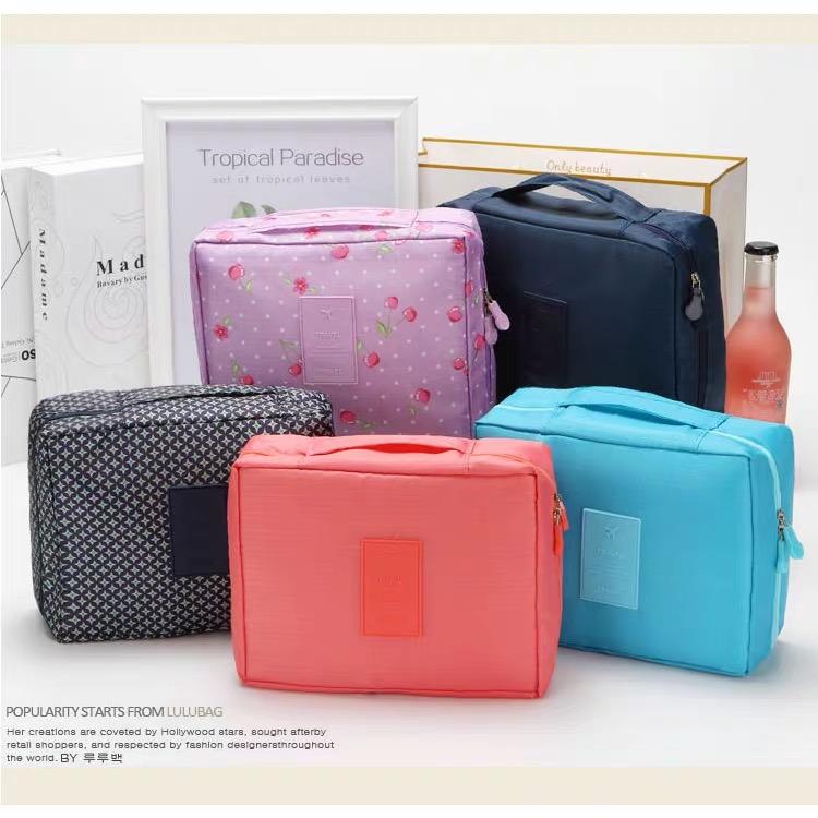 Multi Portable Waterproof Travel Organizer Makeup Pouch | Shopee ...