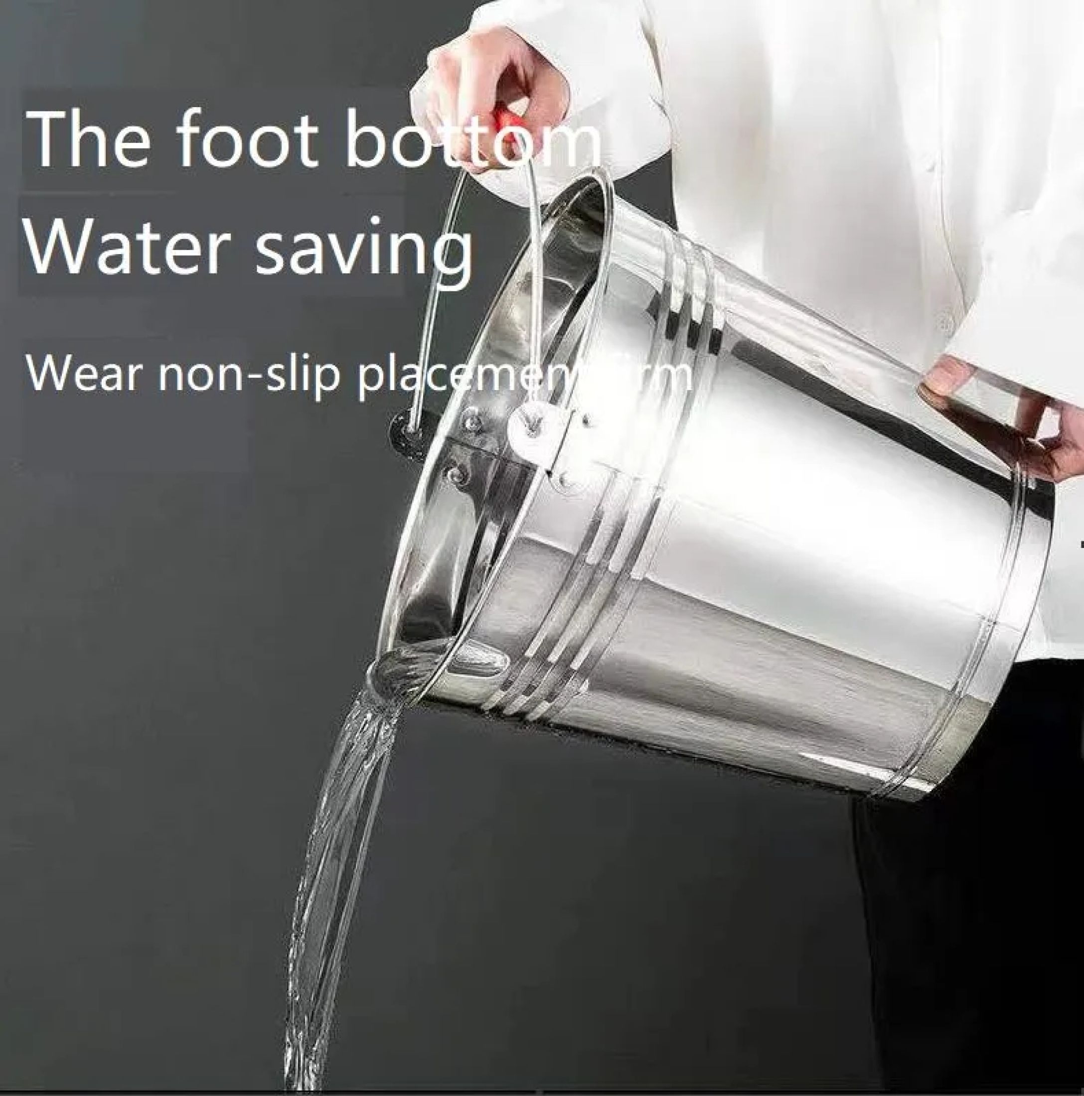 Stainless Steel Bucket Thickened Stainless Timba Hand Ice Bucket 5L 10L ...