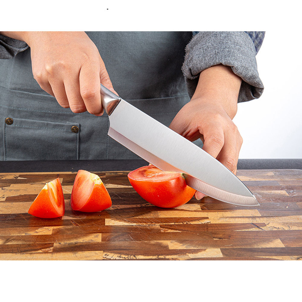 6 In 1 Japanese Stainless Steel Butcher Cleaver Chef Paring Scissor ...