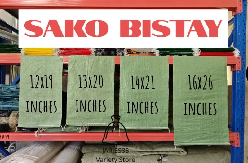 BUNDLE 100 PCS!!! Sack/Sako Bag Bistay/Vibro Sands (size in inches ...