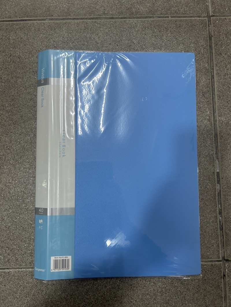 Clear Book A4 and Long - 60 / 80/ 100 pockets- Clearbook - Carpenter ...