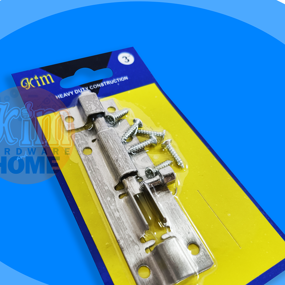 KIM Barrel Bolt Latch Door Sliding Lock | Shopee Philippines
