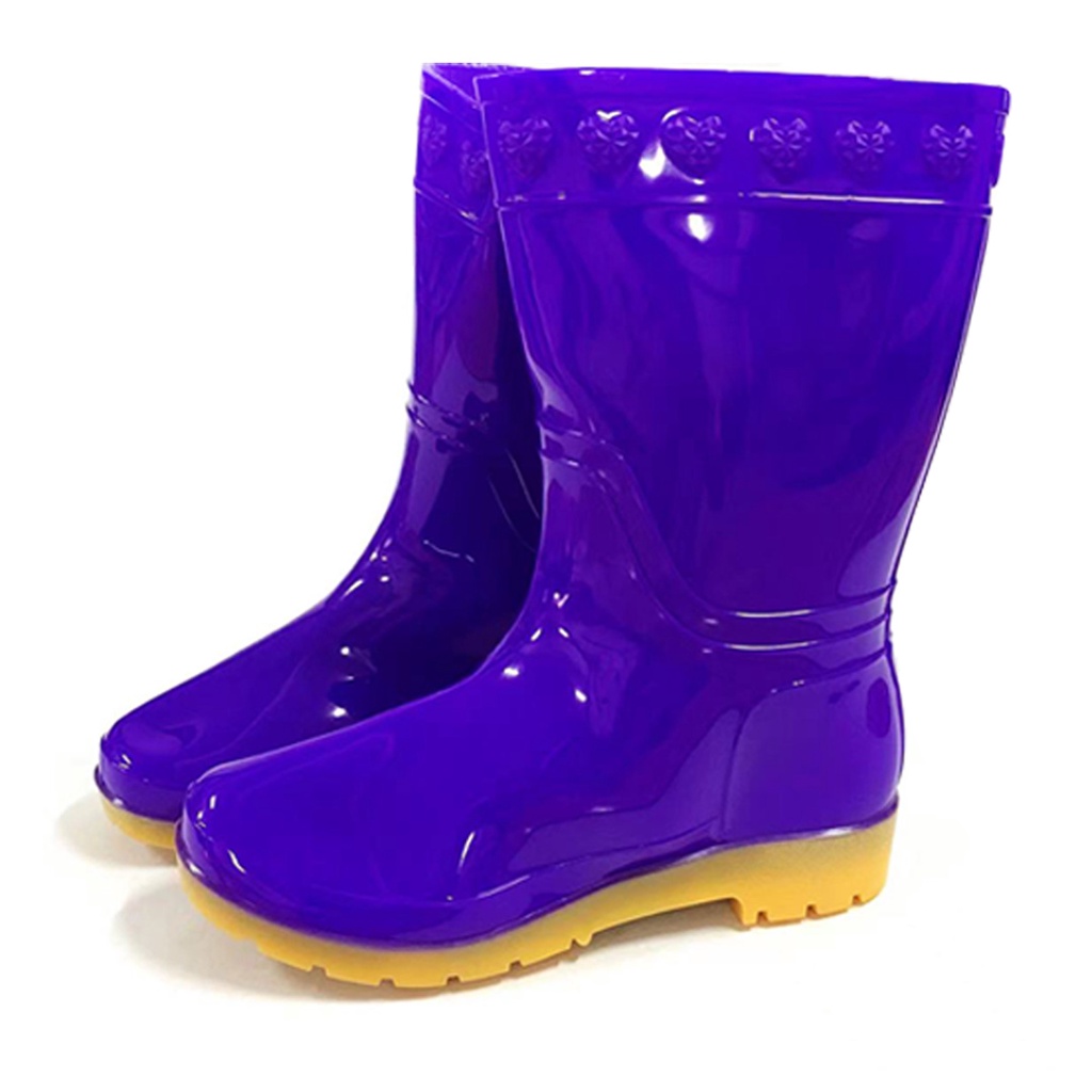 High Cut Rain Boots (Bota) For Ladies Rain shoes women's high rain ...