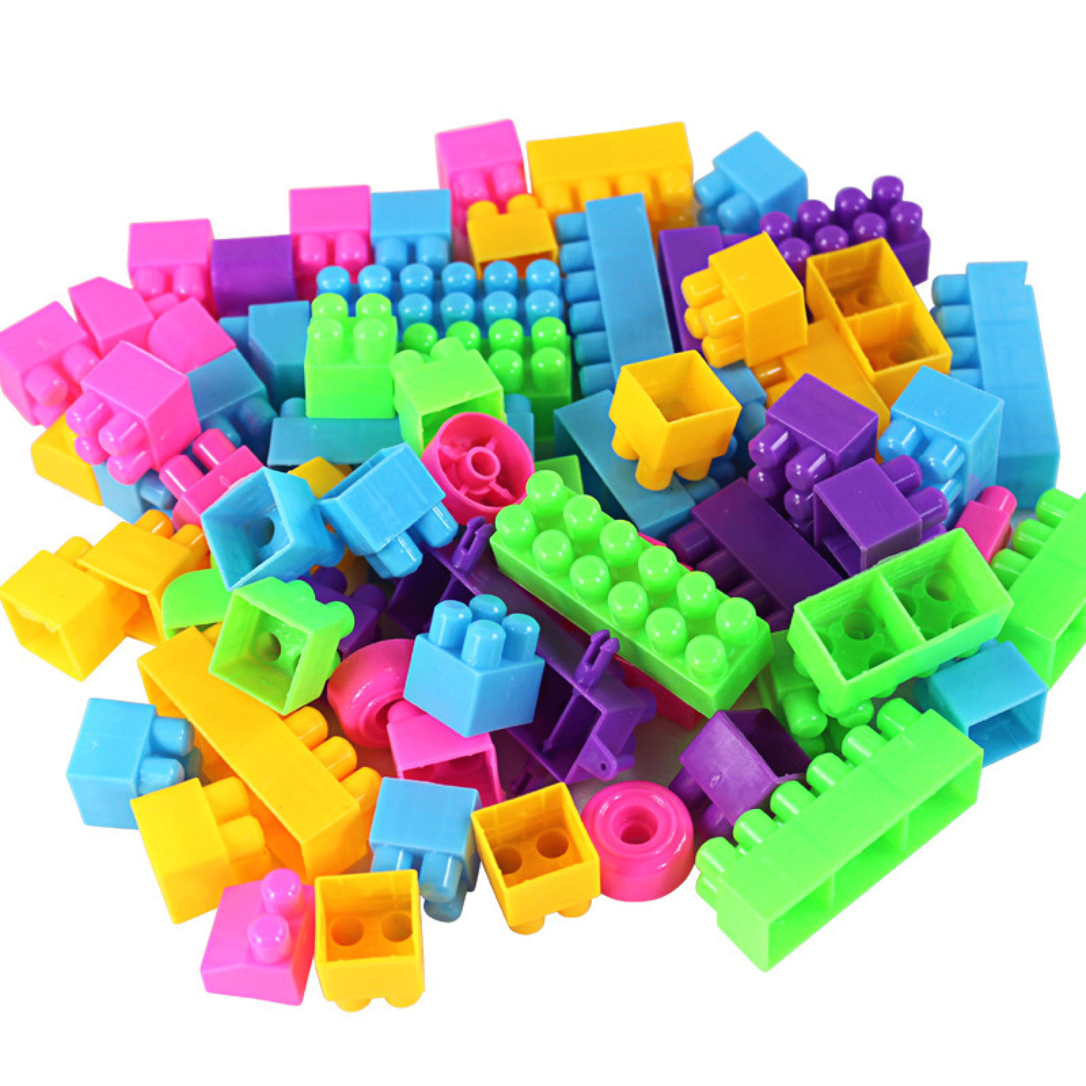 FunToy 256Pieces Puzzle Toy Building Blocks DIY Medium Bricks Children ...