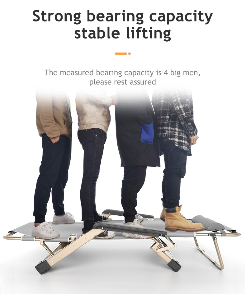 【COD】Folding Bed Chair Foldable Heavy Duty with foam Single siesta ...