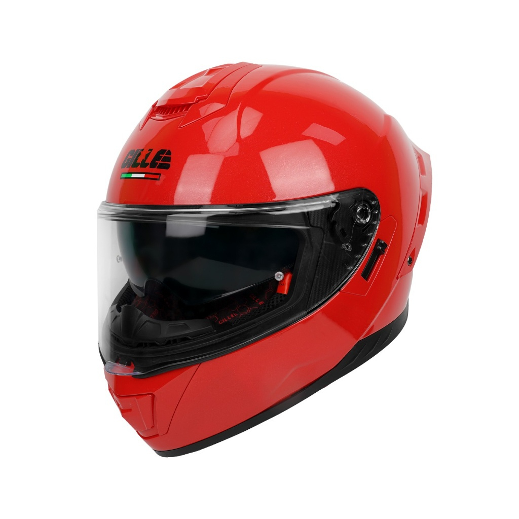 【EAGLE SPEED】GILLE FULL FACE HELMET 883 FALCON SOLID RED DUAL VISOR ...