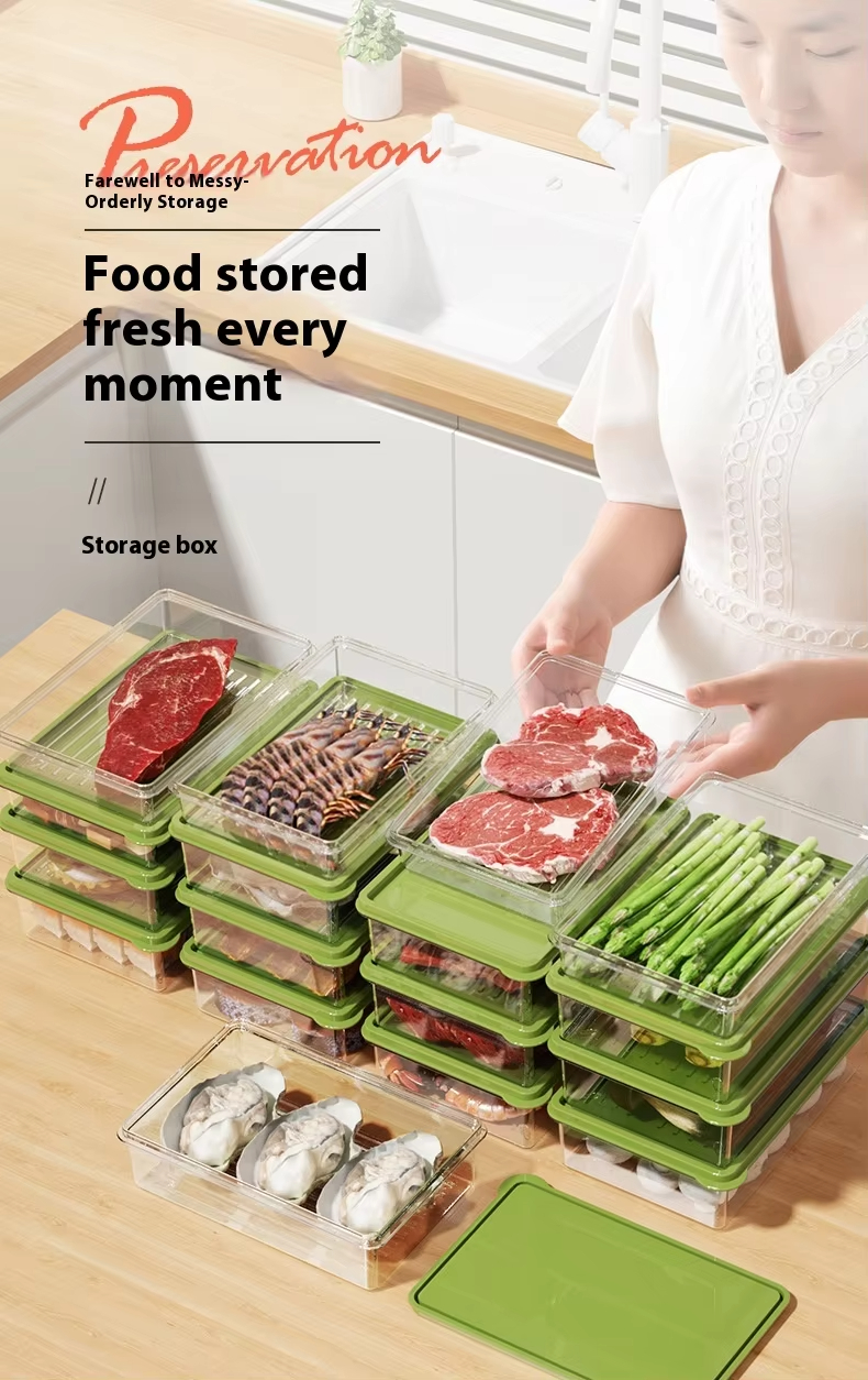 Food Tray Food Container Refrigerator Fruit Vegetable Food Storage Box ...