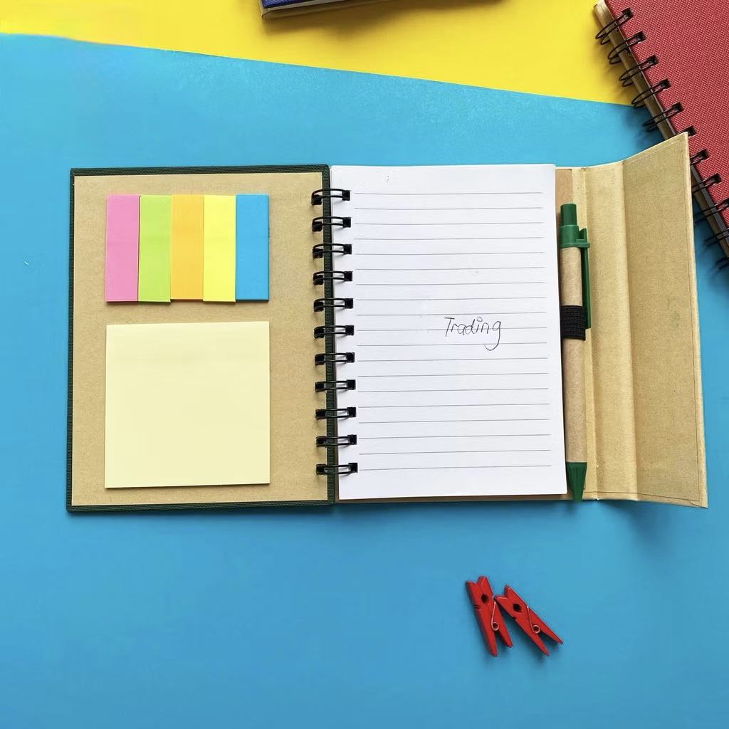A5 Notebook With Pen Stickynote | Shopee Philippines