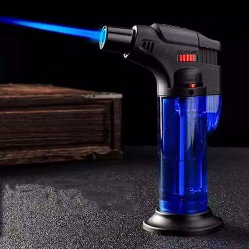 Large Windproof Refillable Jet Torch Lighter Gas Flame Brazing Gun Tool ...
