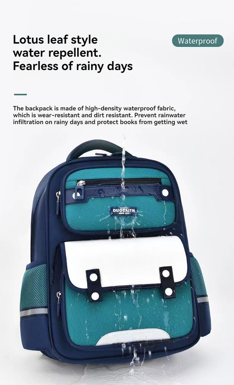 High Quality School Bag For Kids Girl And Boy Color Matching Backpack ...