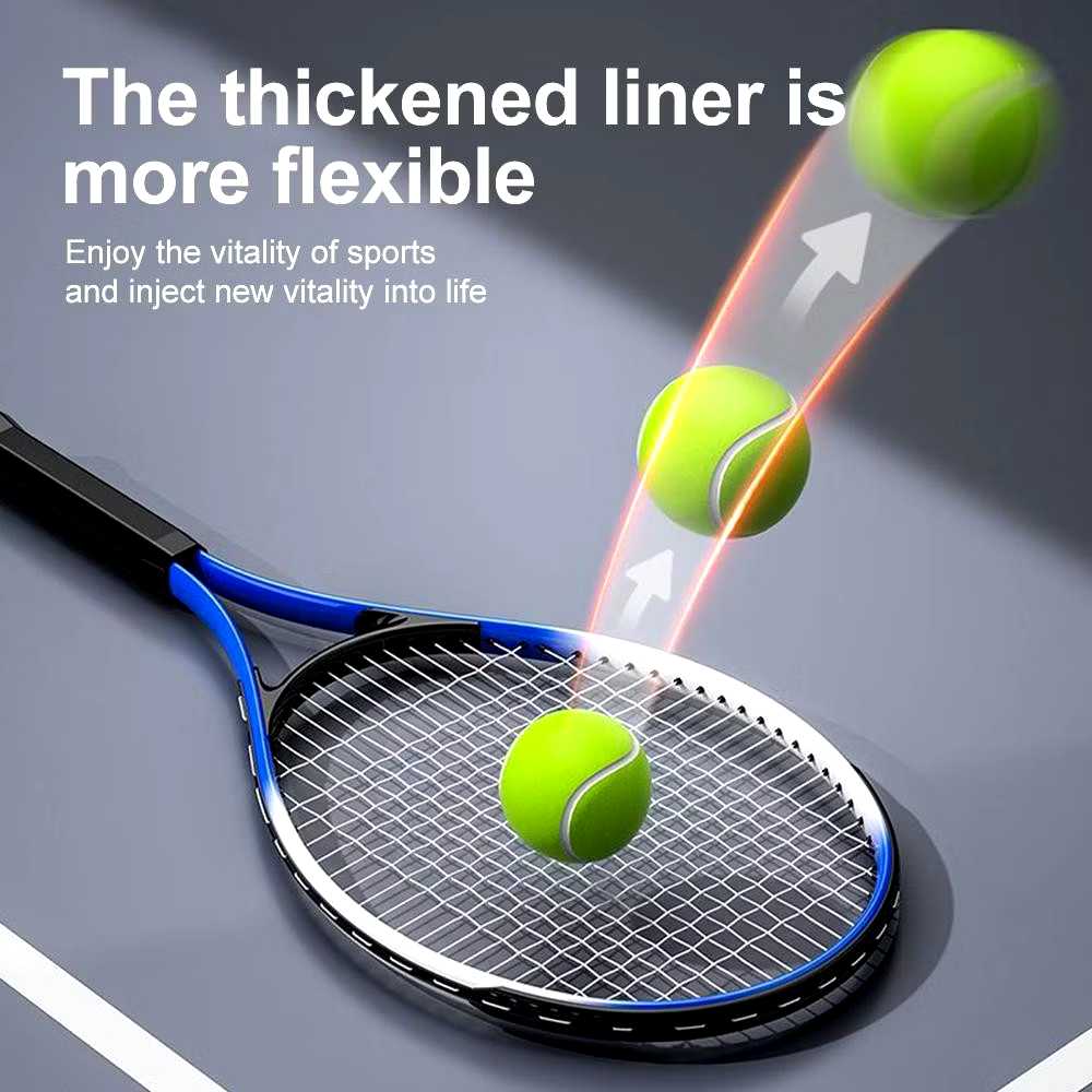Beginner Outdoor Single Tennis Trainer Elastic Rope Ball Tennis Racket ...