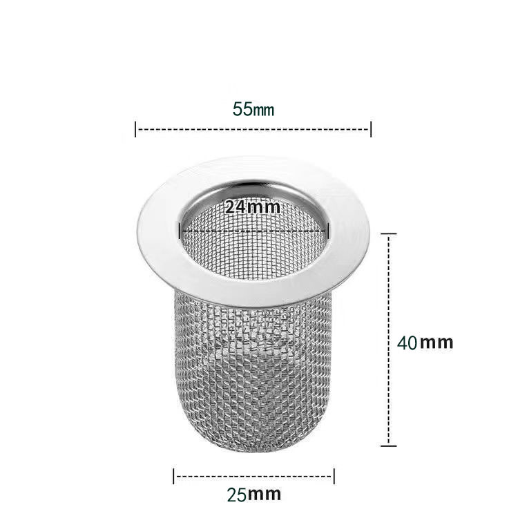 304 stainless steel sewer filter mesh bathroom floor drain net anti ...