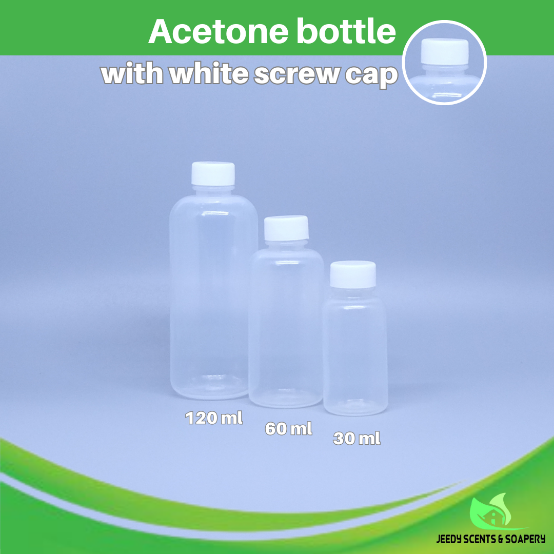 Acetone Bottles (White/Black Screw cap) | Shopee Philippines