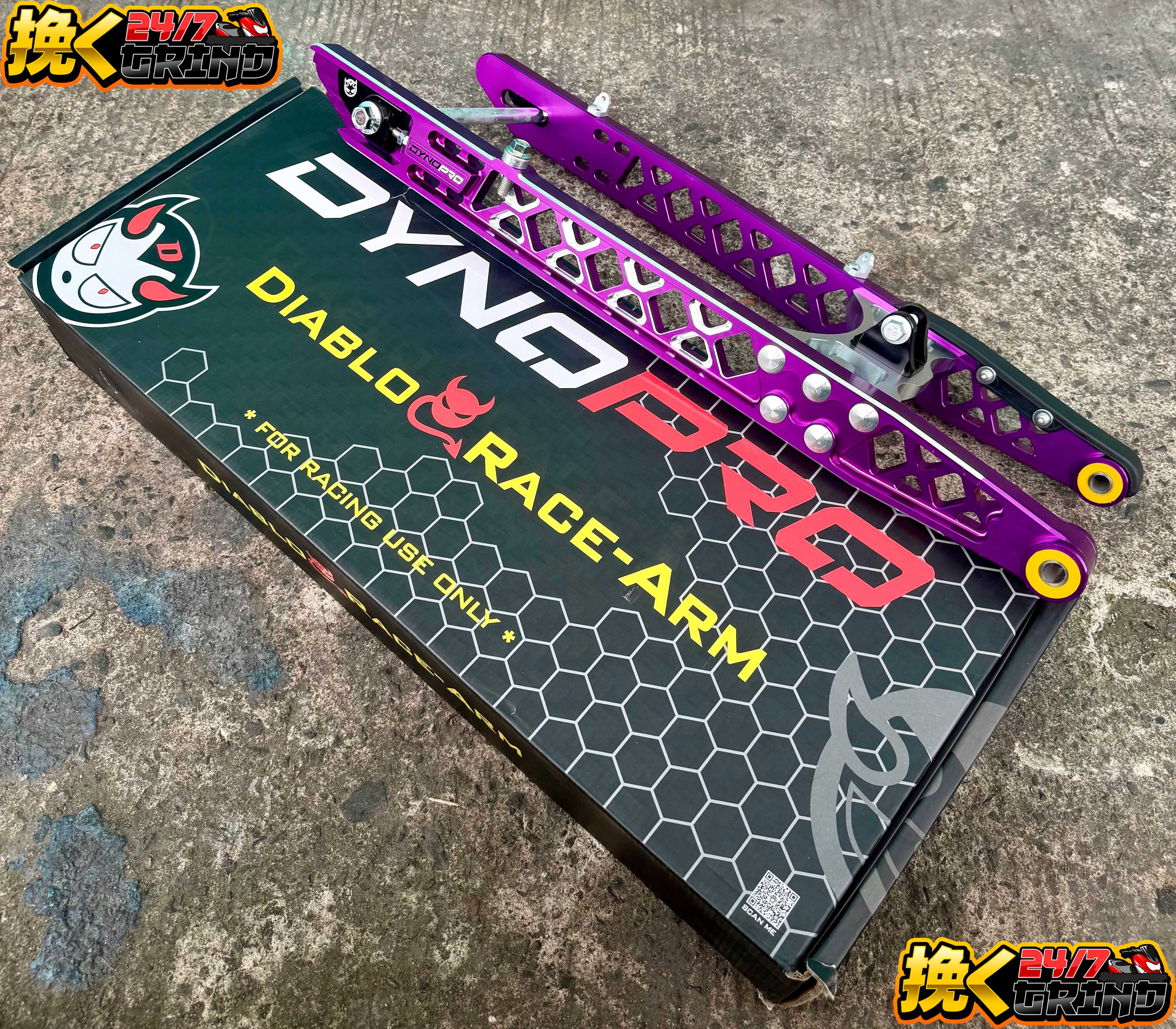 DYNO PRO CNC Swing Arm +2 PRO 3 For Sniper 150 / Sniper 155 Malaysian ...