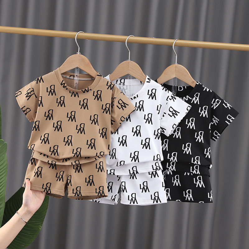 CiCi Korean Kids Boy Tshirt Shorts Set Pajama Terno Baby Boy Clothes ...
