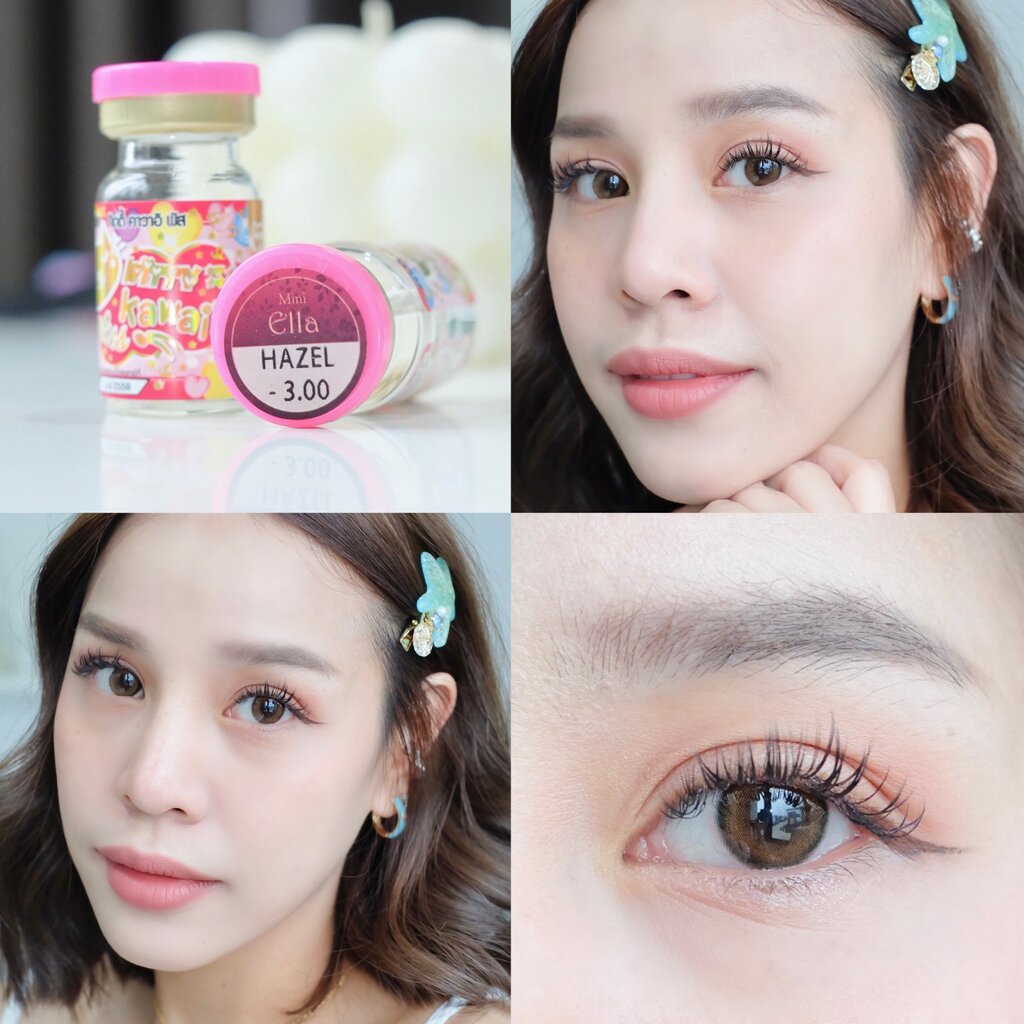 JAPCANDYPH Mini Ella Hazel 6 Months Contact Lens + Free Lens Case ...