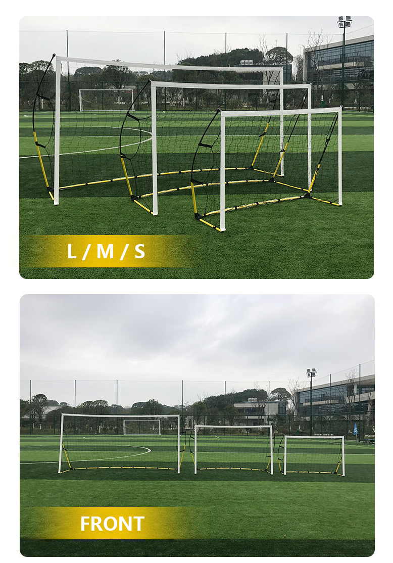Folding portable Football Goal outdoor football training goal Adult and ...