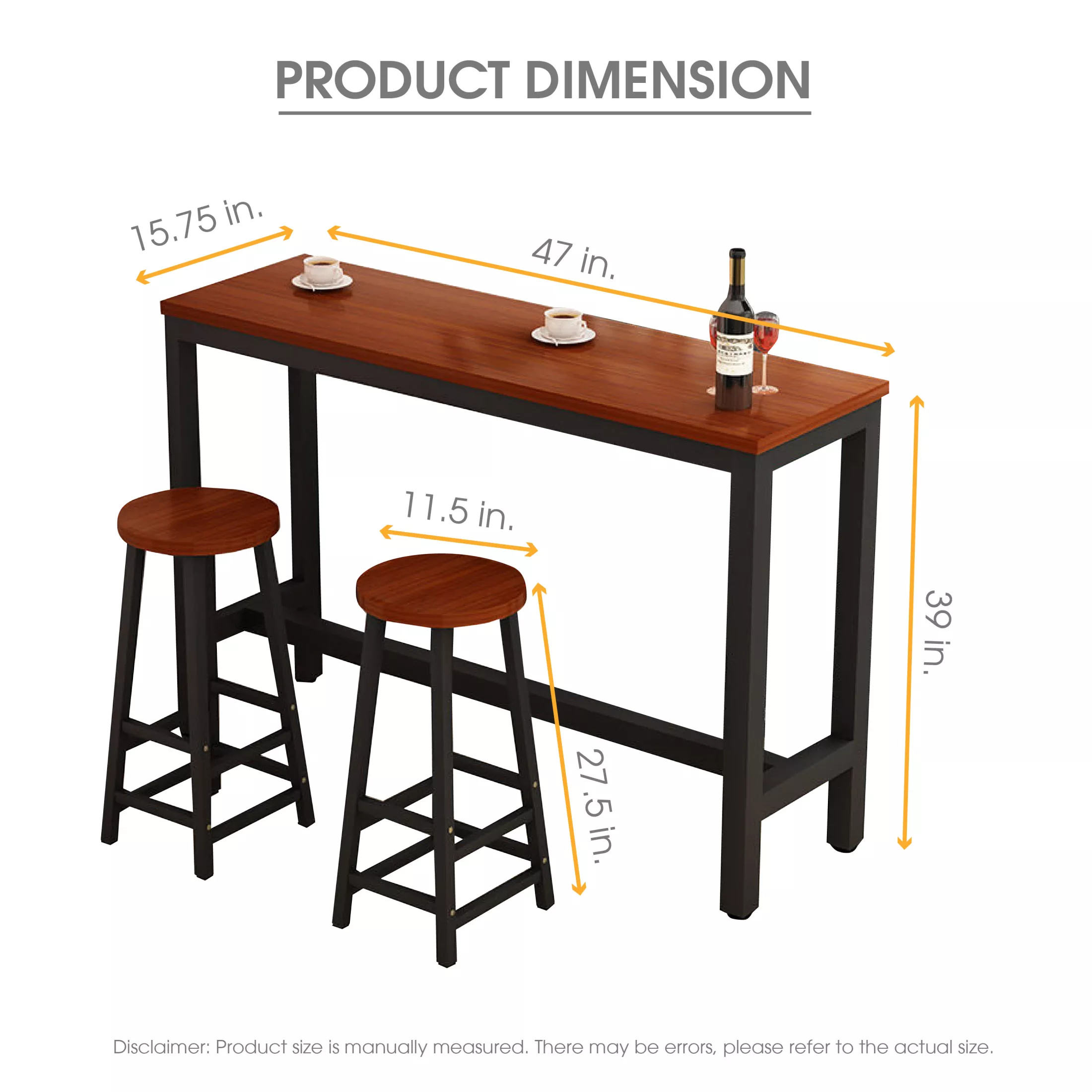 Bar table Bar Counter High Table Long Table Narrow Table Household ...