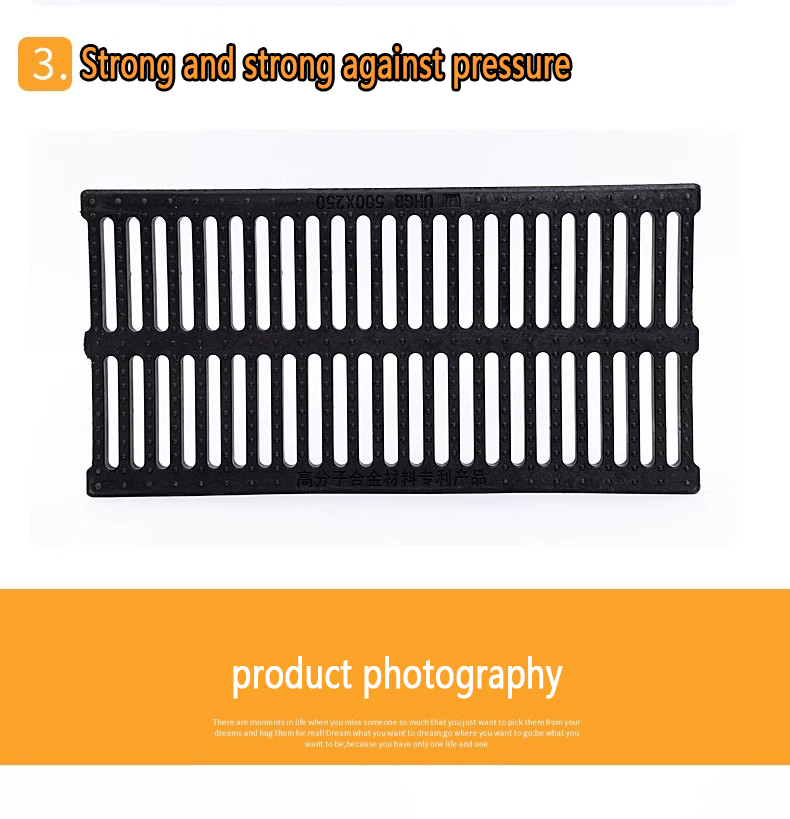 McWane 】Plastic Trench Drain Cover – Outdoor Drainage Grate, Durable ...