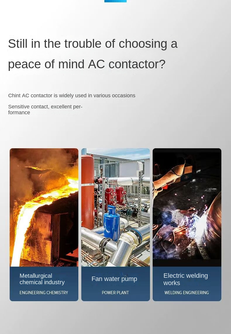 CHNT CJX2 AC contactor 220V single-phase CJX2 series 1810 2510 3210 4011 5011 6511 8011 9511 ...