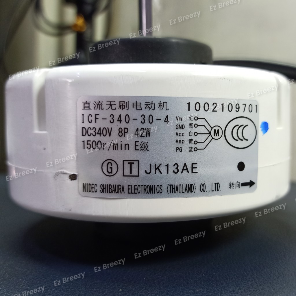 Fan Motor BLDC ICF-340-30-4 43T21410 for Split Type Inverter Air ...