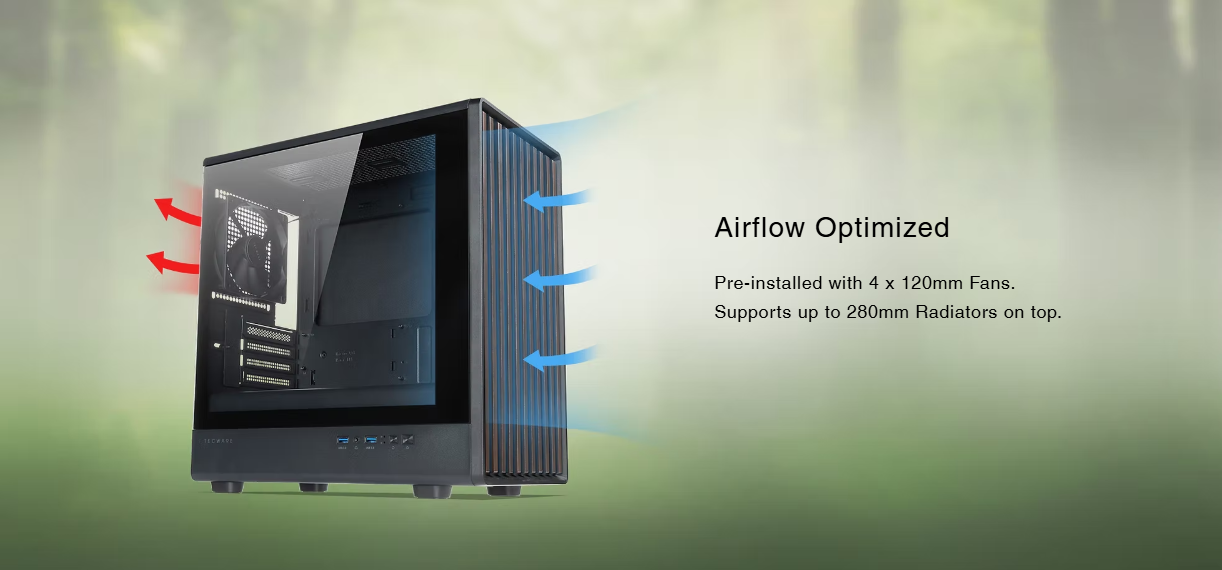 Tecware Timber M MATX Mesh Desktop PC Case | Shopee Philippines