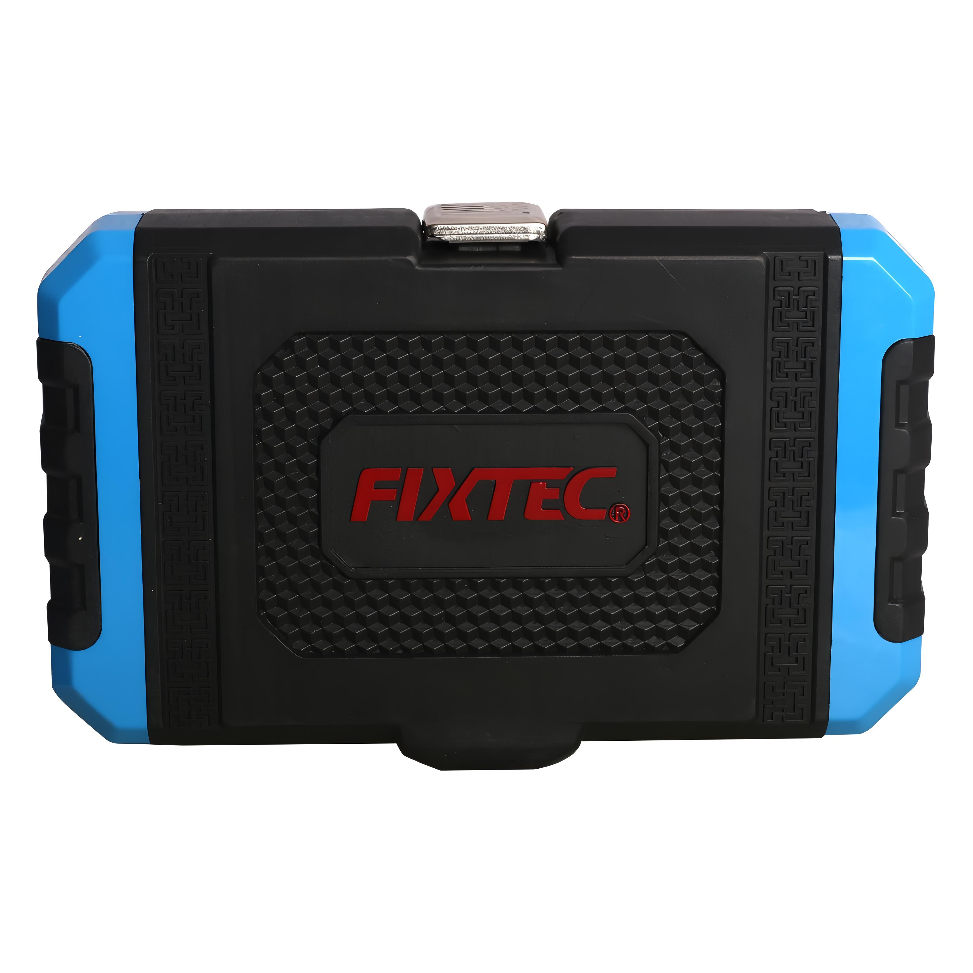 FIXTEC 46PCS Socket Ratchet Wrench Set (1/4" Drive) Mechanic Tool Set for Automotive CR-V ...