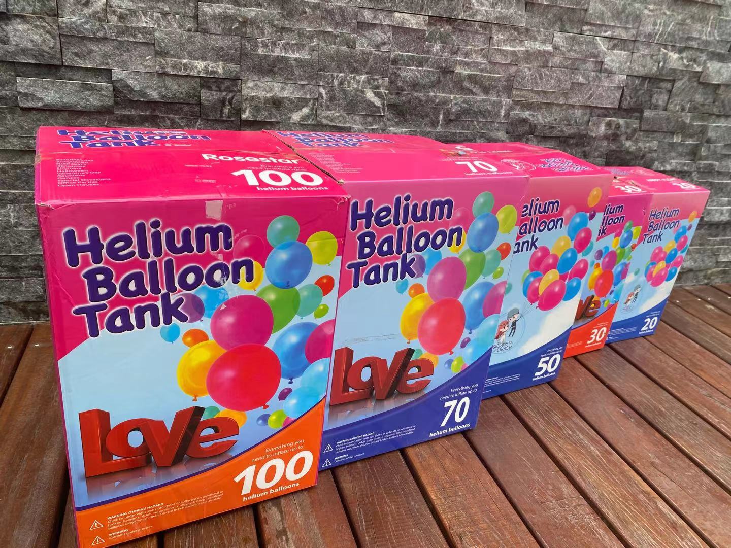 Helium Gas 100 balloons (Disposable tank) Balloon Protector | Shopee ...