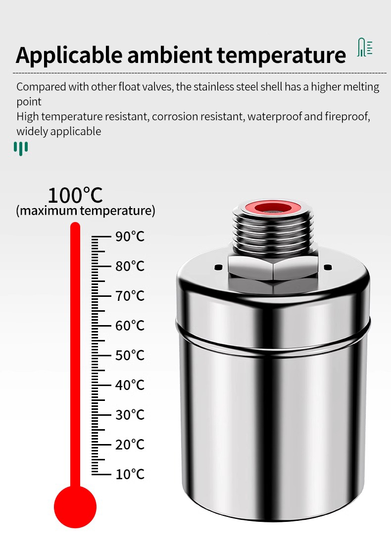 304 Stainless Steel Float Valve Automatic Water Level Control Valve ...