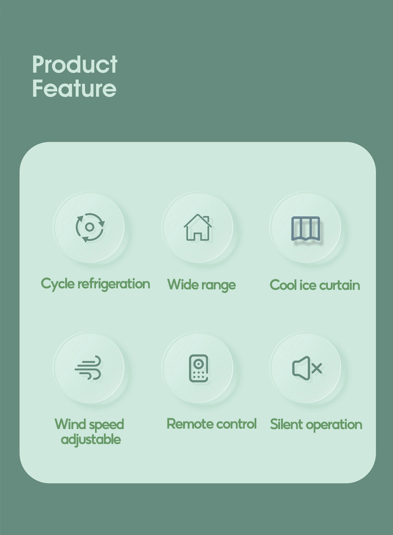 Tixx Air Cooler Fan Three-Speed With Wheels Button/Remote air cooler ...