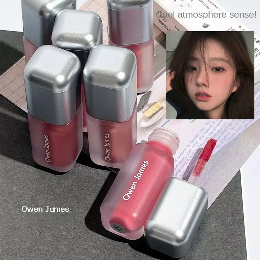 [Buy 1 get 1]FDA Owen James Matte and Long-lasting Velvet Lip Gloss ...