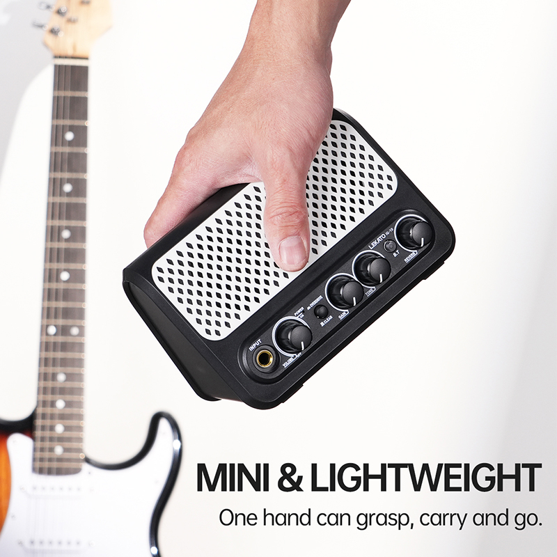 LEKATO Mini Guitar Amp 10W Electric Guitar Amplifier Clean/Overdrive ...