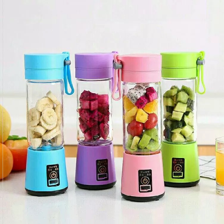 Portable Electric Blender Rechargeable Quick Juice Blender Cup Fruits Mixer Juicer Blender Cup ...