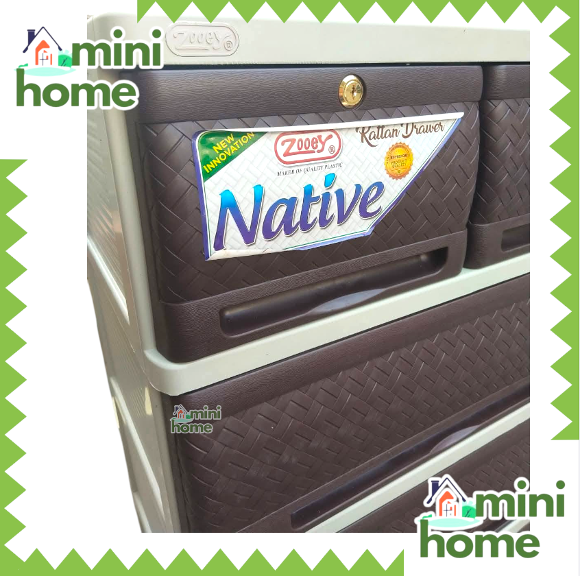 5 LAYER and 6 LAYER Zooey Native Rattan Drawers CLOTHES DRAWER CABINET | Shopee Philippines