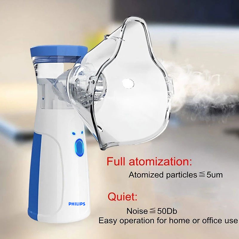 PHILIPS Rechargeable Portable Nebulizer New Upgradation Inhaler Spray ...