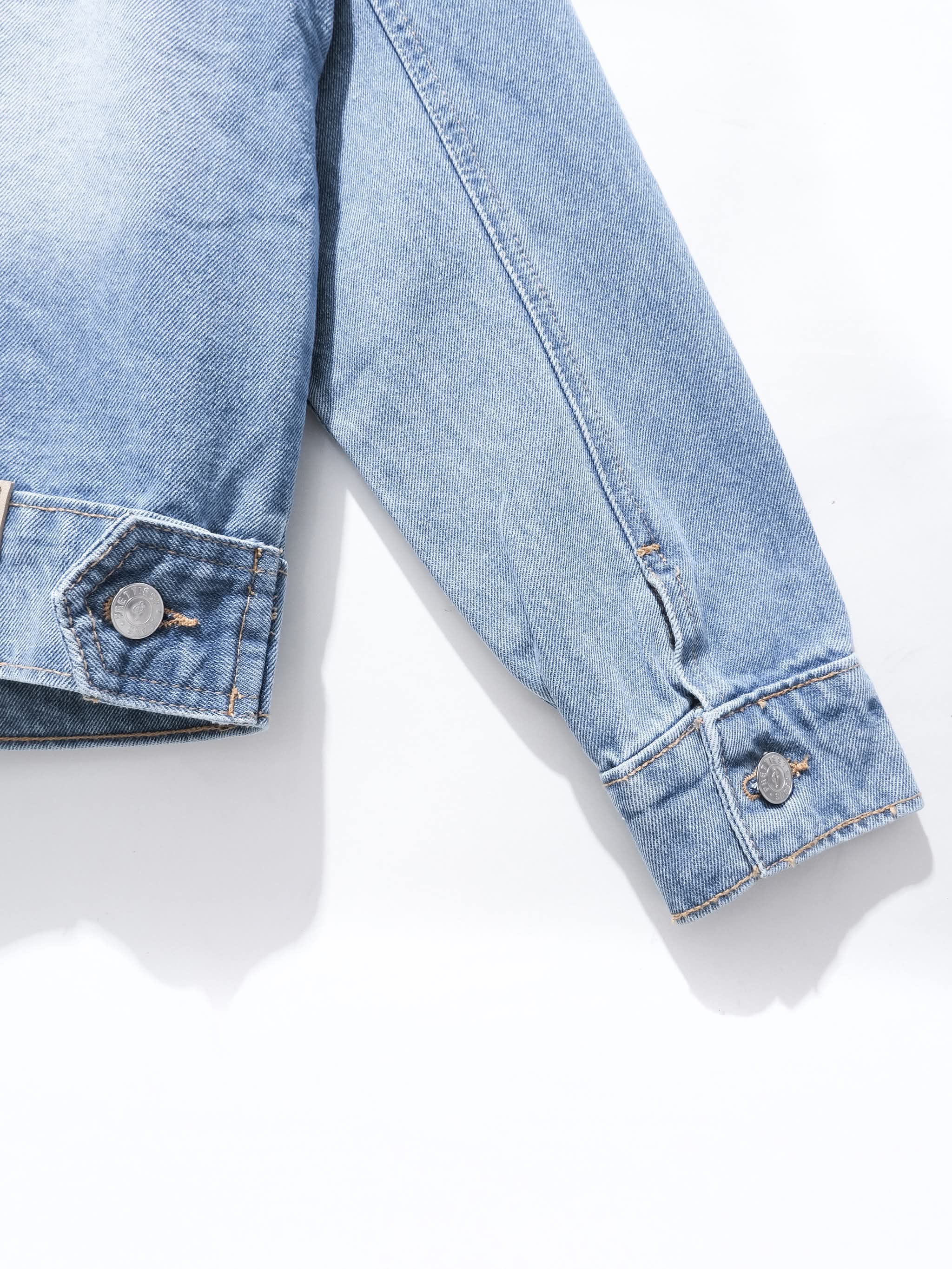 Prettiest® DENIM JACKET (BLUE) | Shopee Philippines