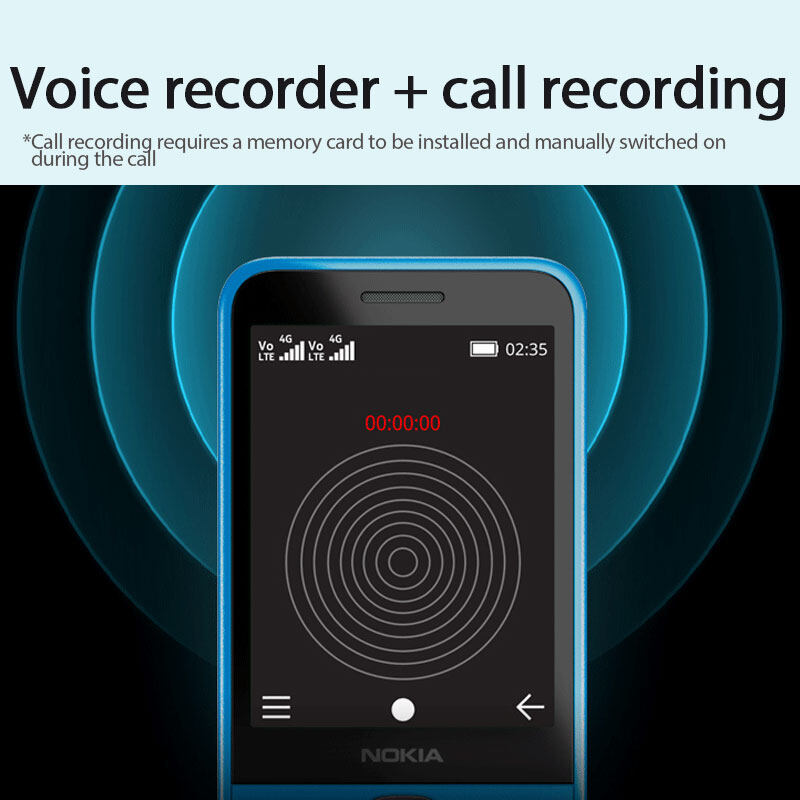 Original N235 4G Keypad Phone Dual SIM 2MP Camera 1450mAh Bluetooth 5.0 ...