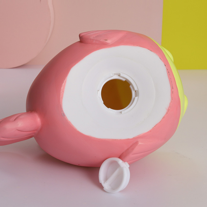 DIY coloration Cartoon Fish Piggy Bank Creative Children Drop resistant ...