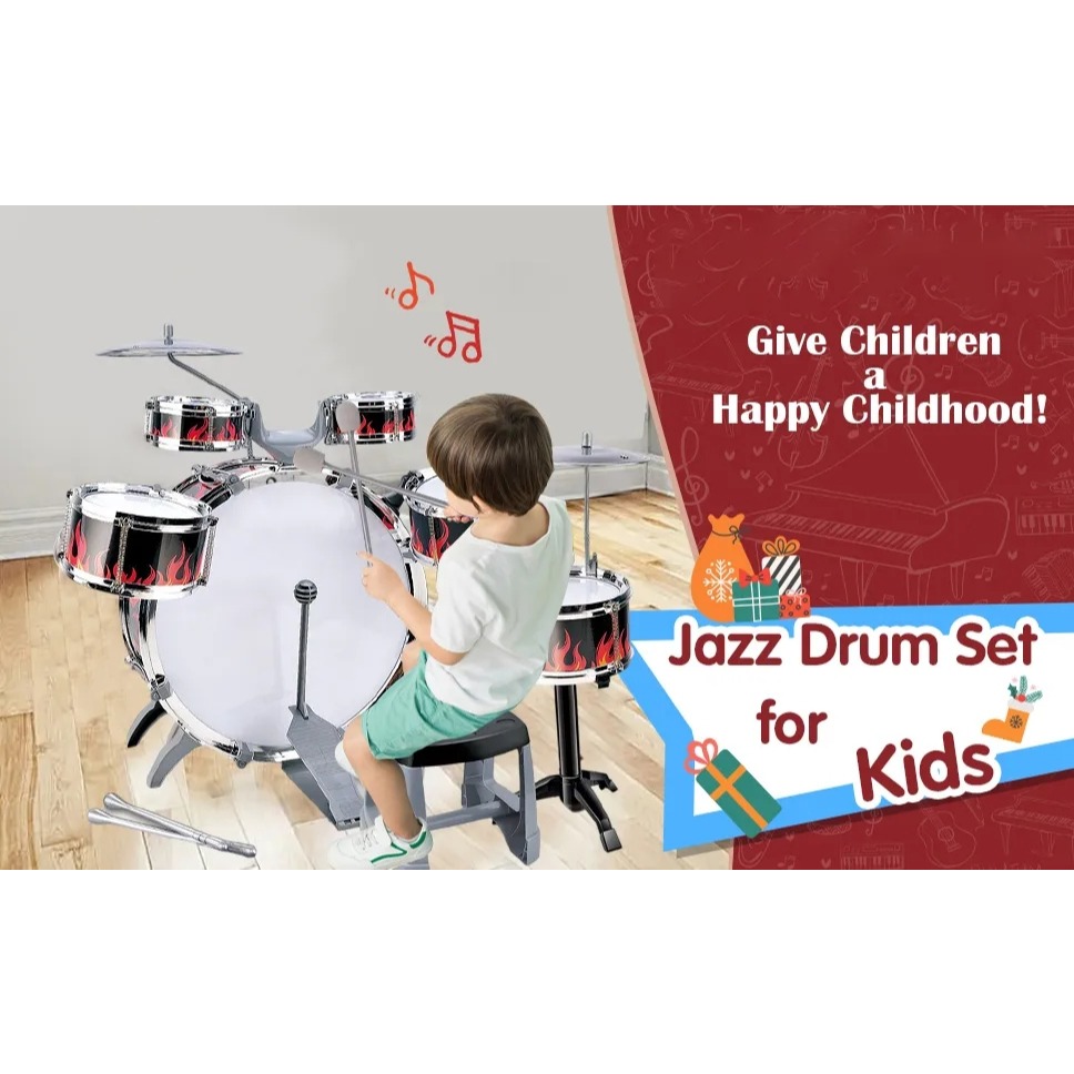 Drum set for boys girls Kids Drum Set Jazz Drum Set best seller best ...