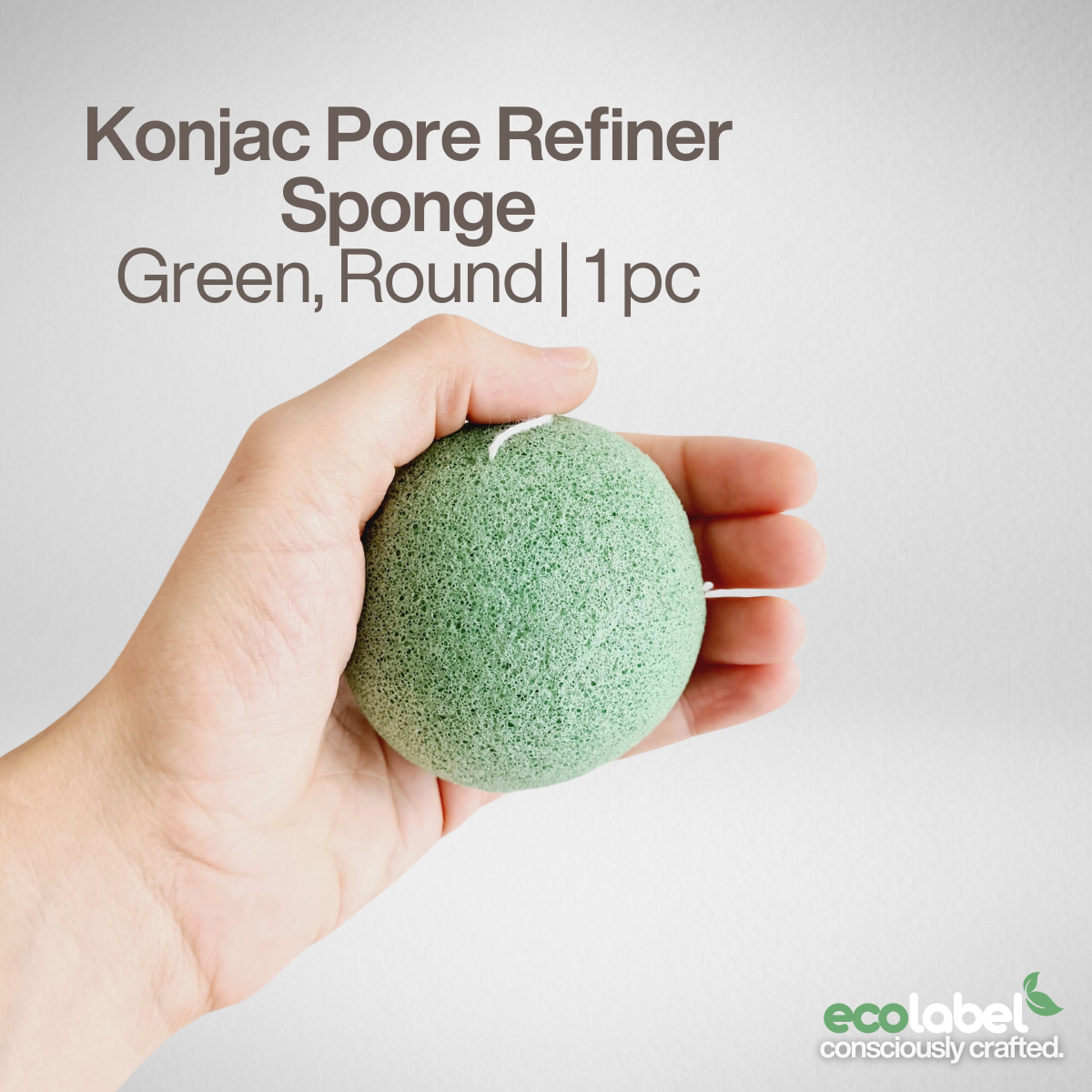 Eco-friendly Konjac Pore Refiner Sponge 100% Biodegradable Compostable ...