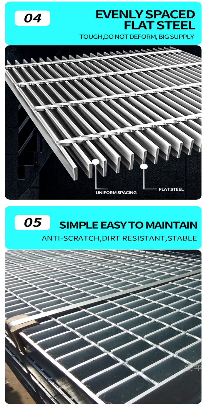 Steel Grating Drainage Cover Trench Drain CoverHot-Dipped Galvanized ...